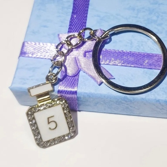 Accessories | New Number 5 Perfume Bottle Keychain | Poshmark